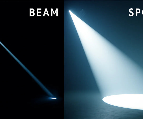 Spot vs Beam Moving Head Lights: Key Differences Explained – Any Case Gear